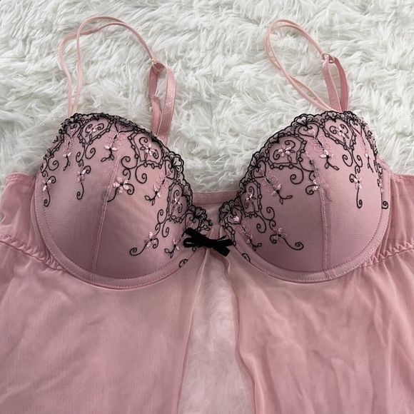 inner secrets | Intimates & Sleepwear | Womens Inner Secrets Pink Black ...
